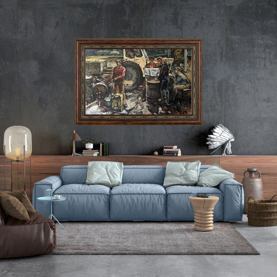 VINTAGE ORIGINAL PAINTING, Oil Painting, Vintage Realism, Modern ...
