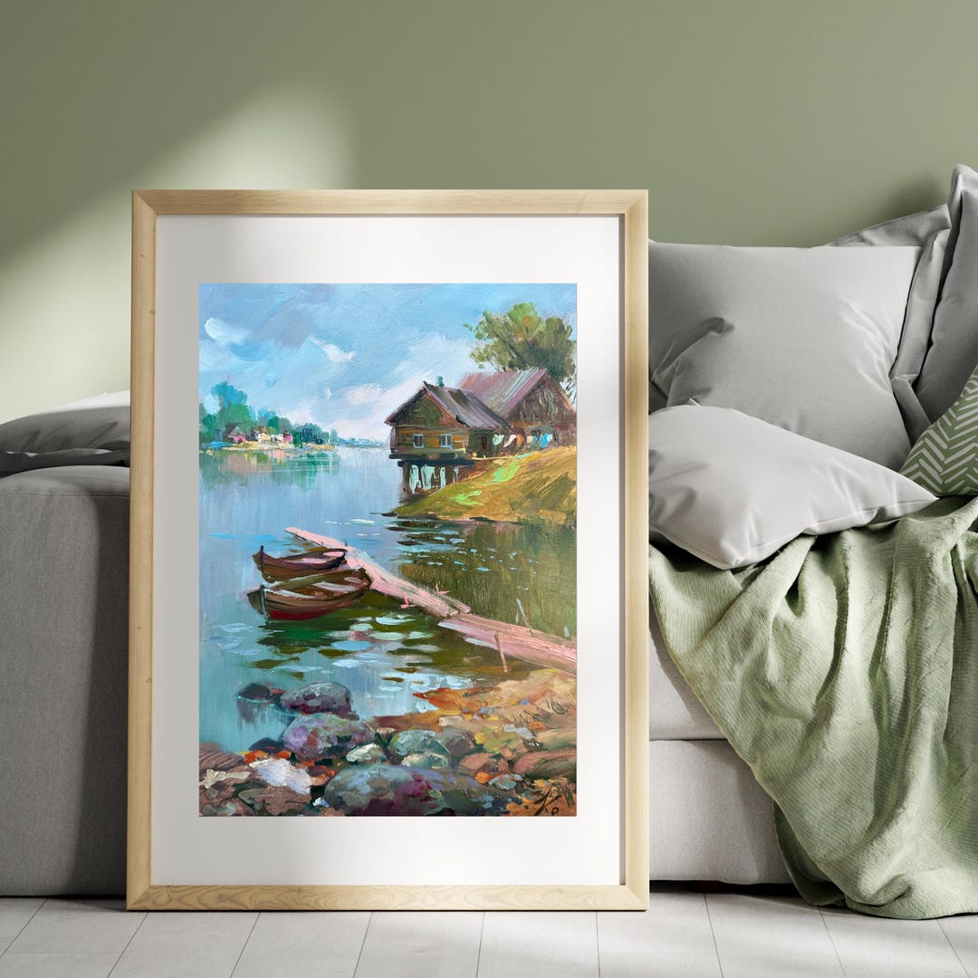 ORIGINAL PAINTING, Vintage Realism, Oil Painting, Impressionism ...