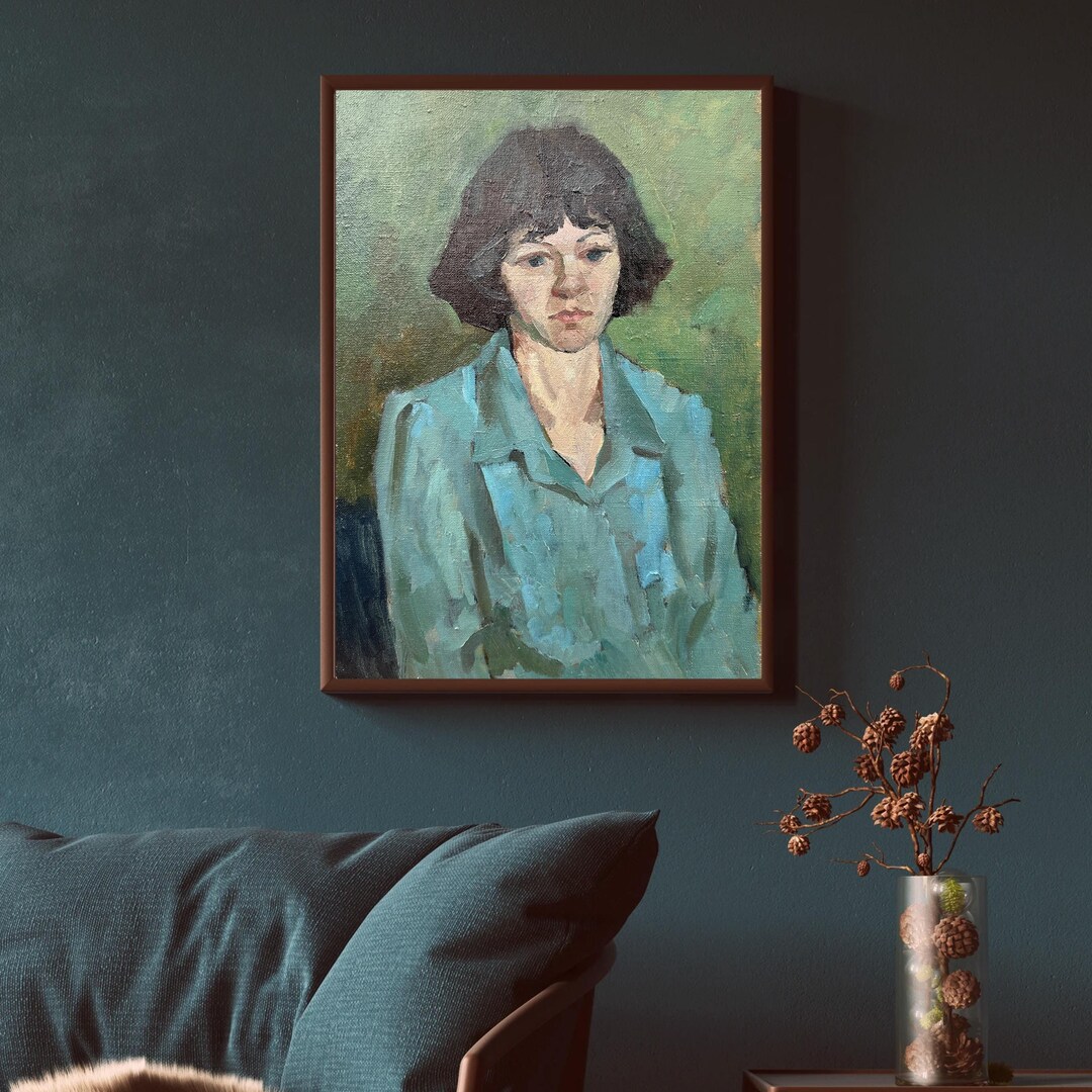 VINTAGE PAINTING, Oil Painting, Vintage Realism, Socialist Realism ...