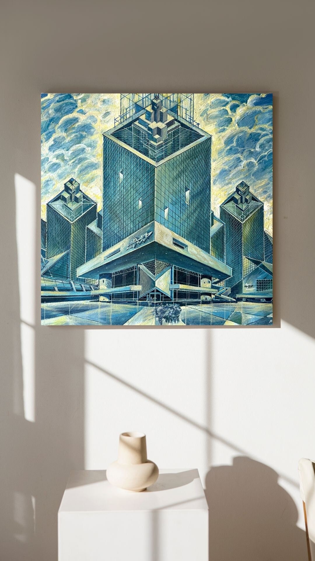 ORIGINAL PAINTING, Vintage Realism, Oil Painting, Impressionism, Urban ...