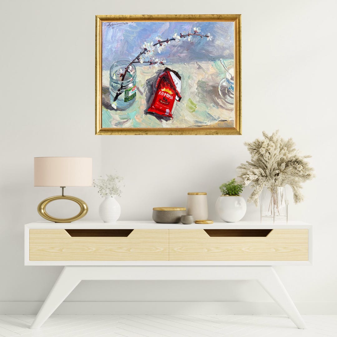 ORIGINAL PAINTING, Oil Painting, Socialist Realism, Impressionism ...