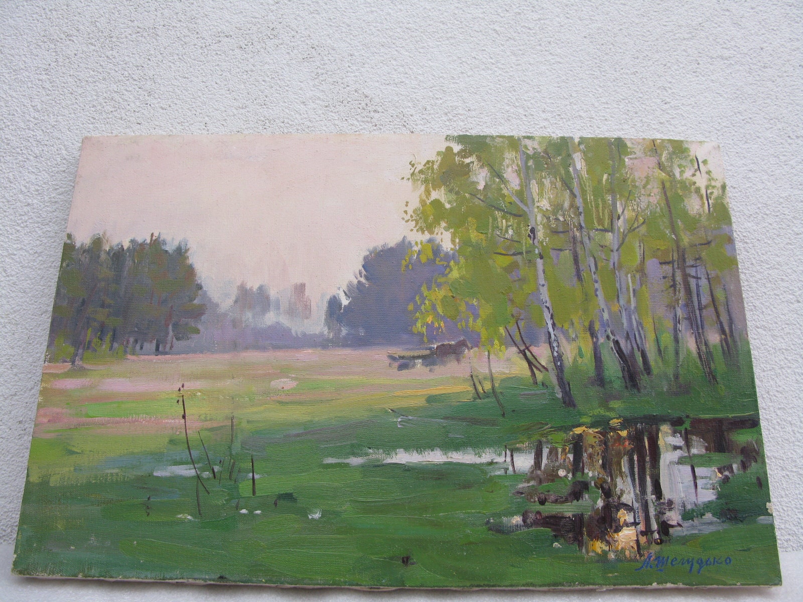 VINTAGE ORIGINAL PAINTING Oil Painting Painting Vintage - Etsy