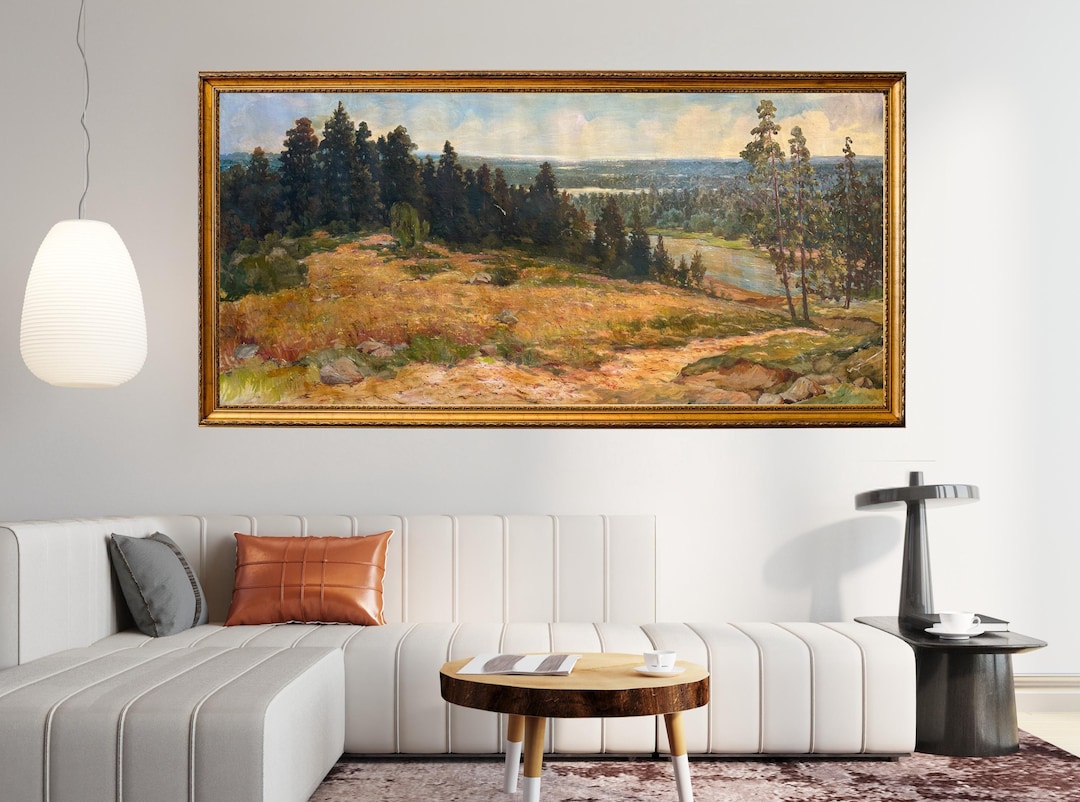 VINTAGE ORIGINAL PAINTING, Vintage Realism, Oil Painting, Impressionism ...