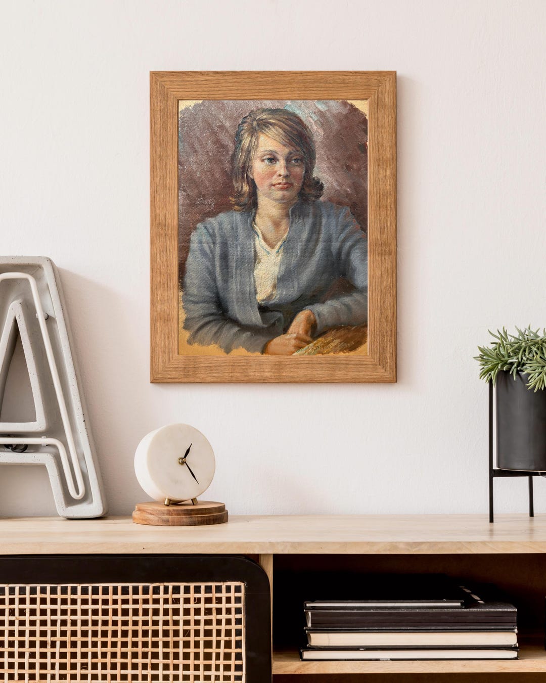 VINTAGE PAINTING, Oil Painting, Vintage Realism, Socialist Realism ...