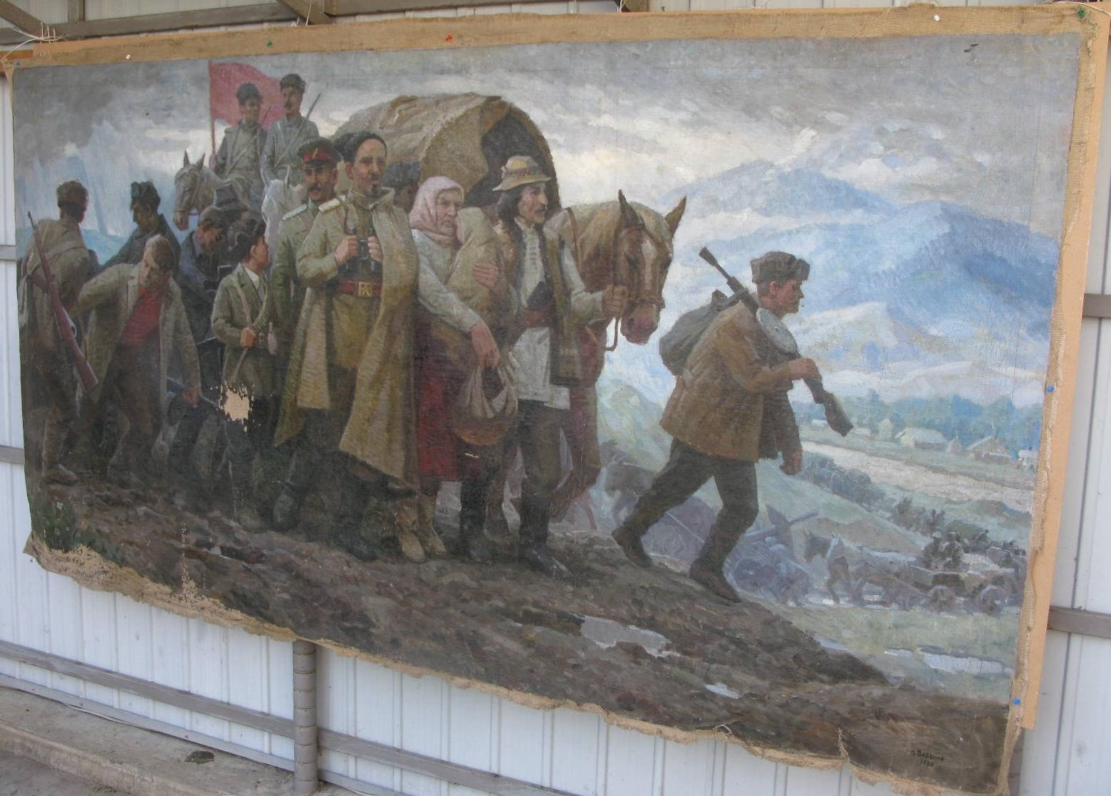 VINTAGE ORIGINAL PAINTING Socialist Realism Genre Painting - Etsy