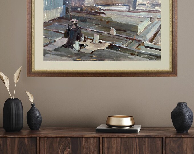 VINTAGE PAINTING, Vintage Realism, Socialist Realism, Portrait ...