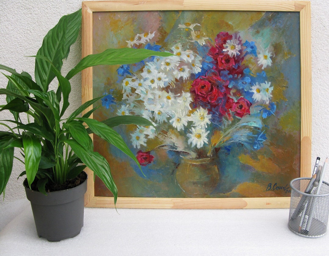 VINTAGE ORIGINAL PAINTING, Oil Painting, Vintage Realism, Modern ...