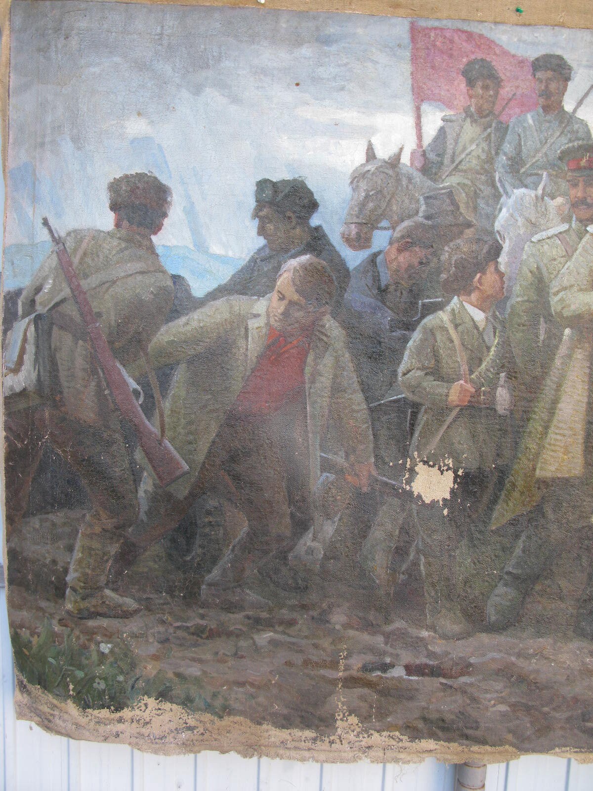 VINTAGE ORIGINAL PAINTING Socialist Realism Genre Painting - Etsy