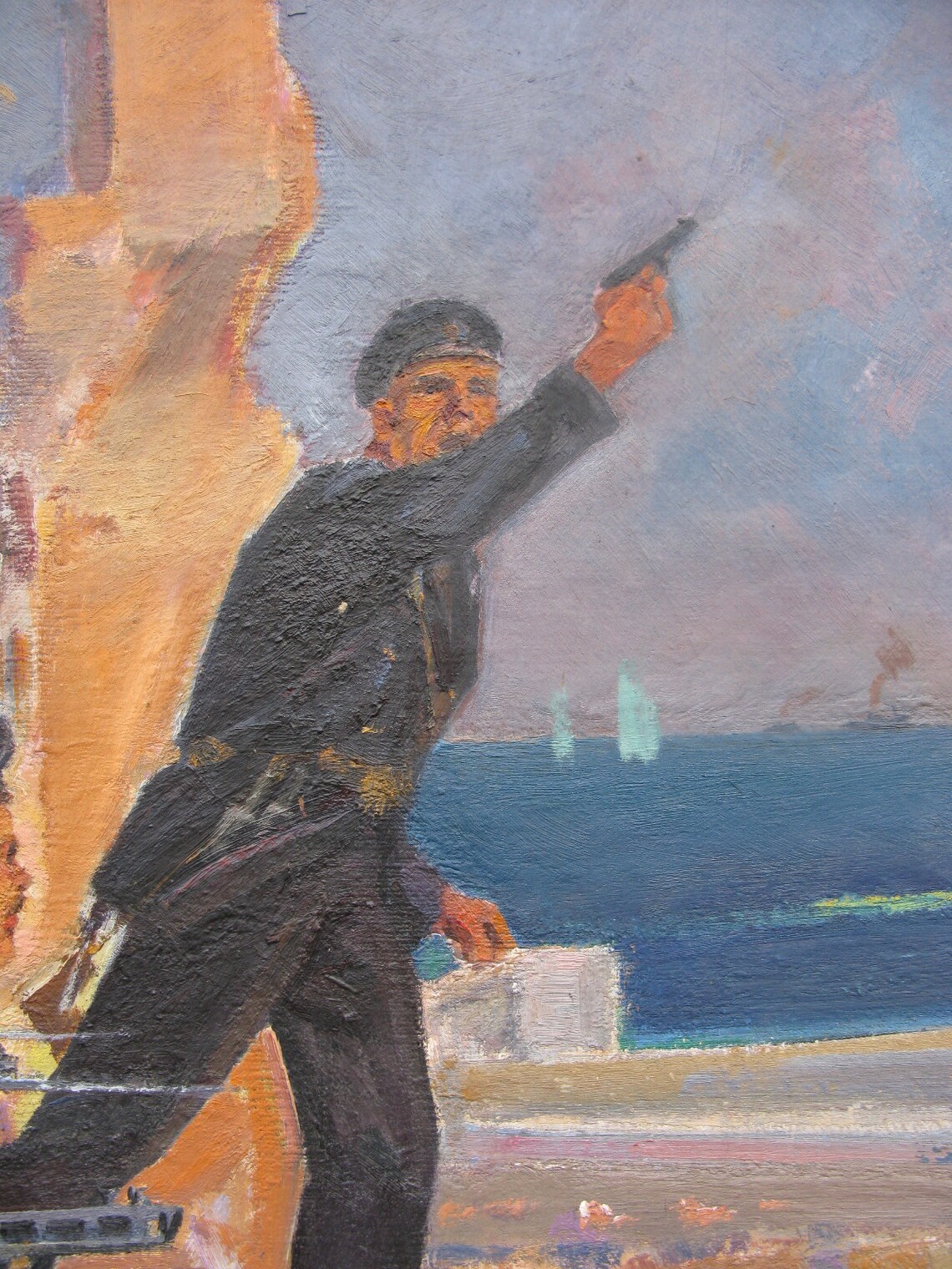 VINTAGE ORIGINAL PAINTING Socialist Realism Genre Painting - Etsy
