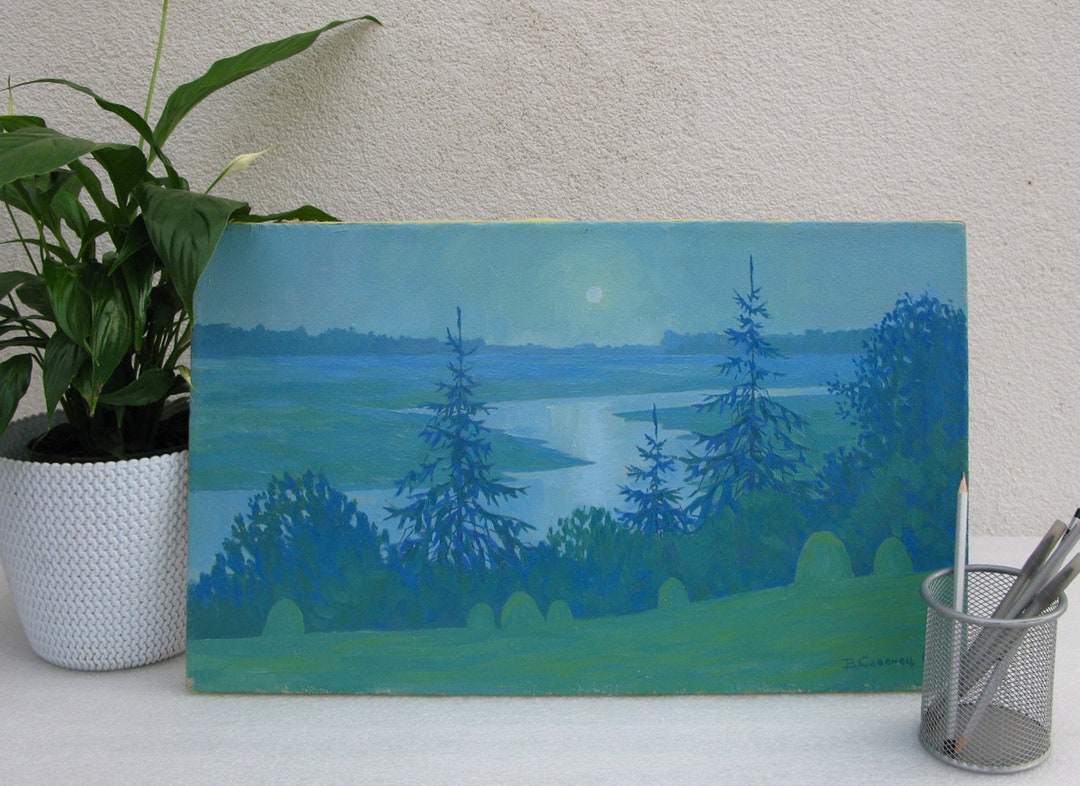 VINTAGE ORIGINAL PAINTING, Oil Painting, Vintage Realism, Modern ...