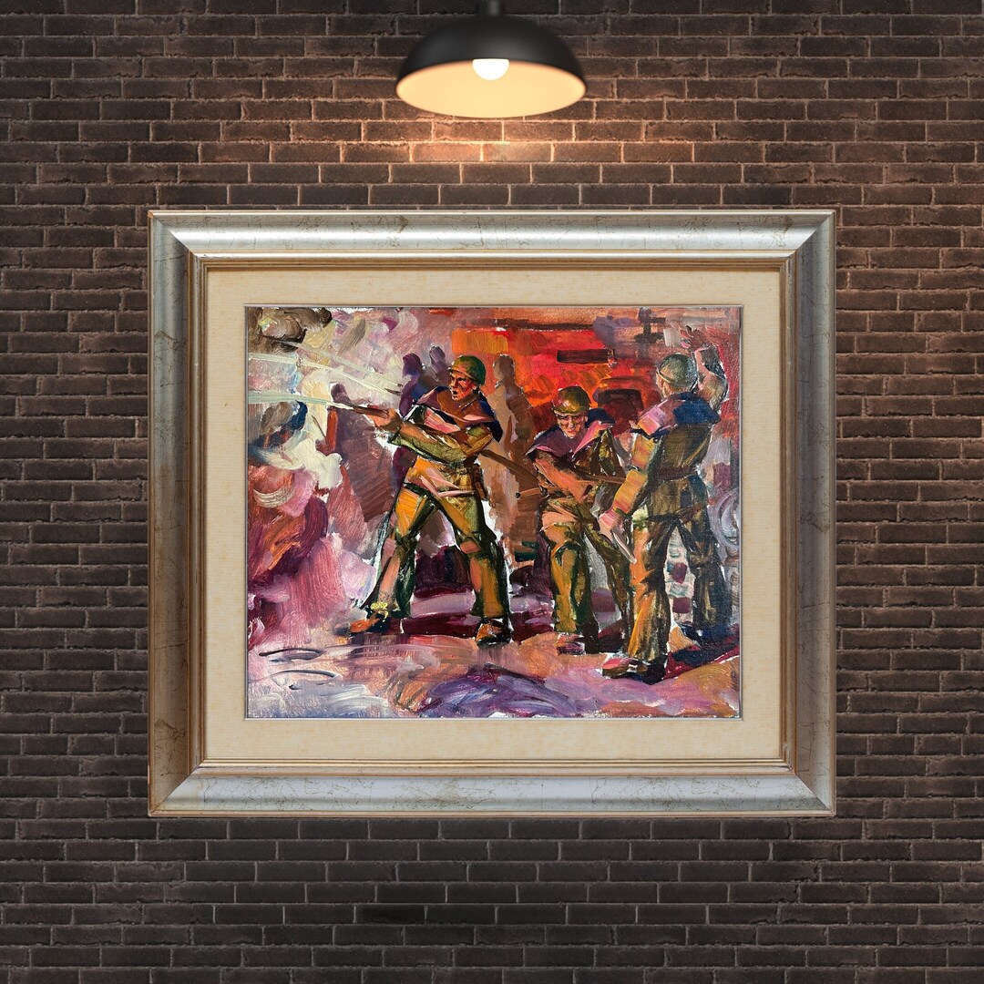 VINTAGE PAINTING, Oil Painting, Vintage Realism, Socialist Realism ...