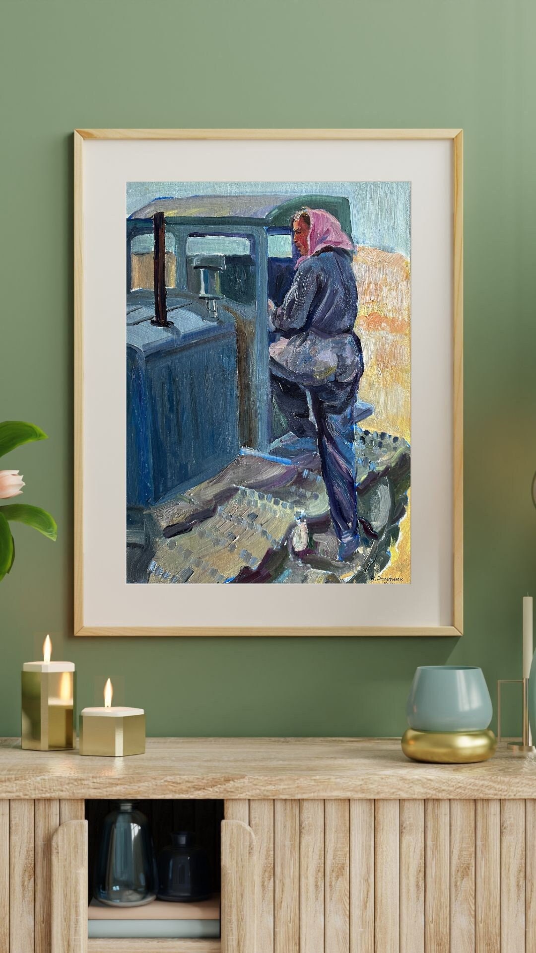 ORIGINAL PAINTING, Vintage Realism, Oil Painting, Impressionism ...