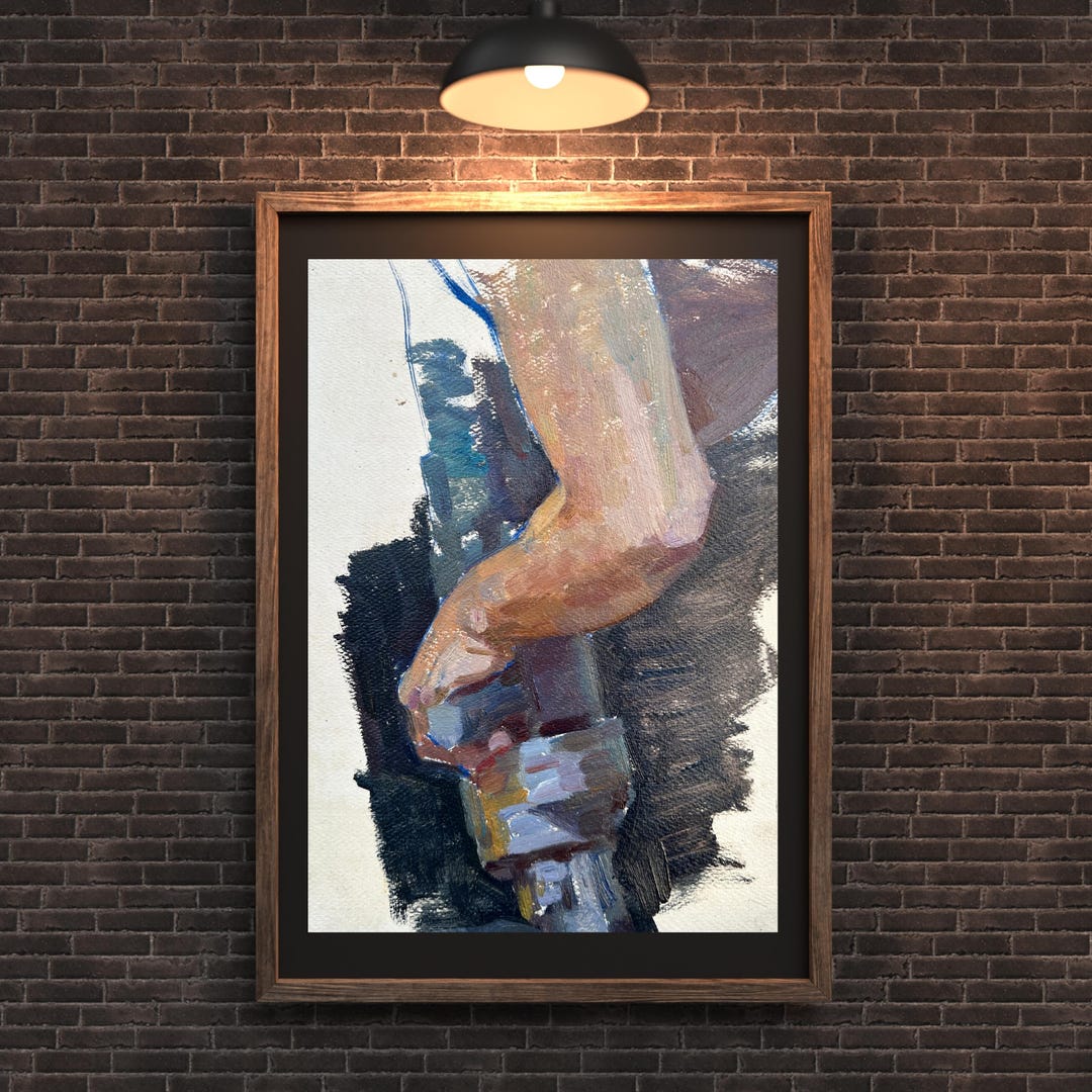 VINTAGE PAINTING, Vintage Realism, Socialist Realism, Portrait ...