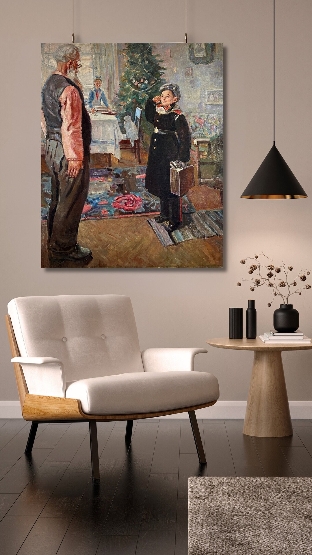 VINTAGE PAINTING, Oil Painting, Vintage Realism, Socialist Realism ...