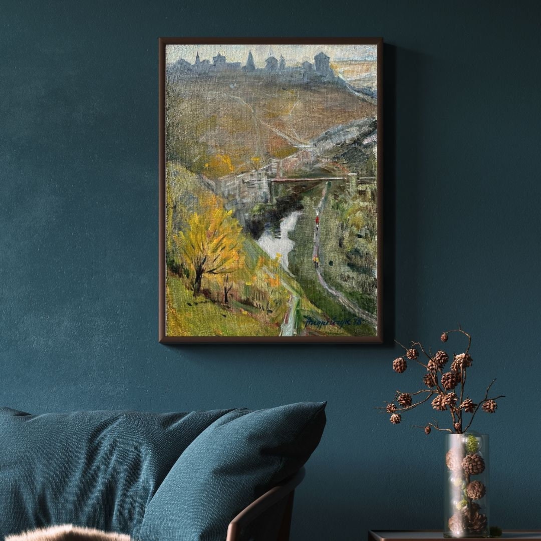 Original Painting, Ukrainian Painting, Vintage, Wall Art, Impressionism ...