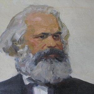 VINTAGE ORIGINAL PAINTING, Socialist Realism, Genre Painting, Portrait ...