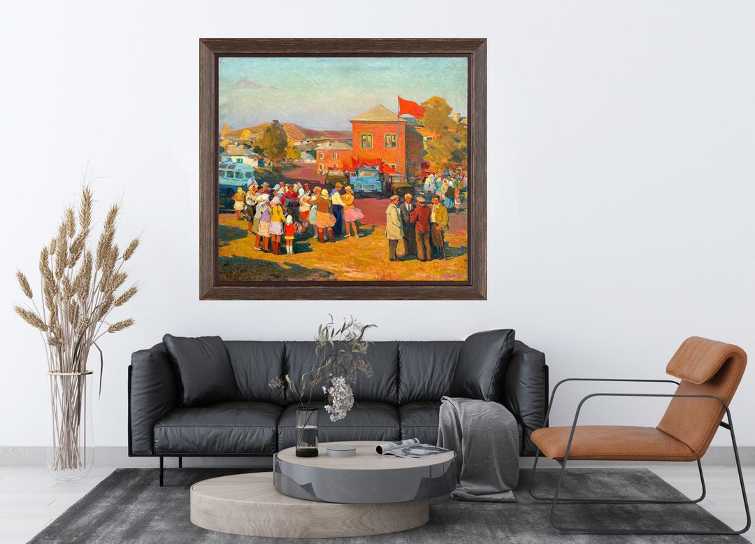 VINTAGE ORIGINAL PAINTING, Oil Painting, Vintage Realism, Modern ...