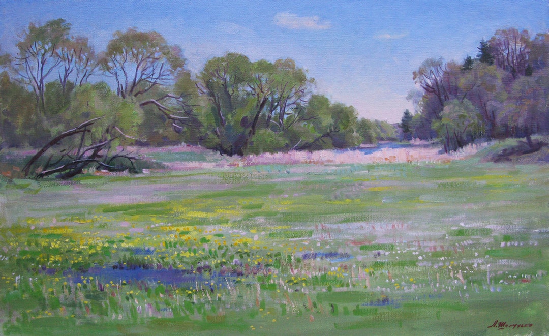 VINTAGE ORIGINAL PAINTING, Painting, Socialist Realism, Genre ...