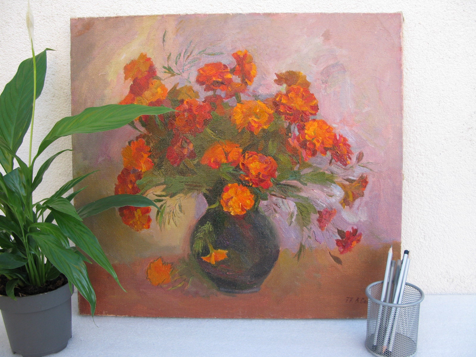 VINTAGE ORIGINAL PAINTING Oil Painting Vintage Realism - Etsy