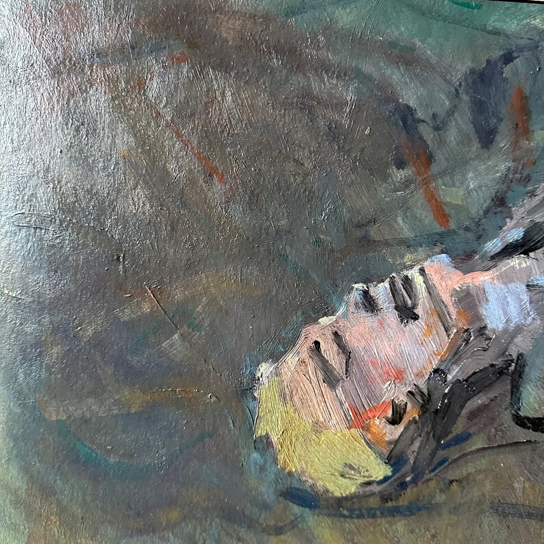 ORIGINAL PAINTING, Vintage Realism, Oil Painting, Portrait, Male ...