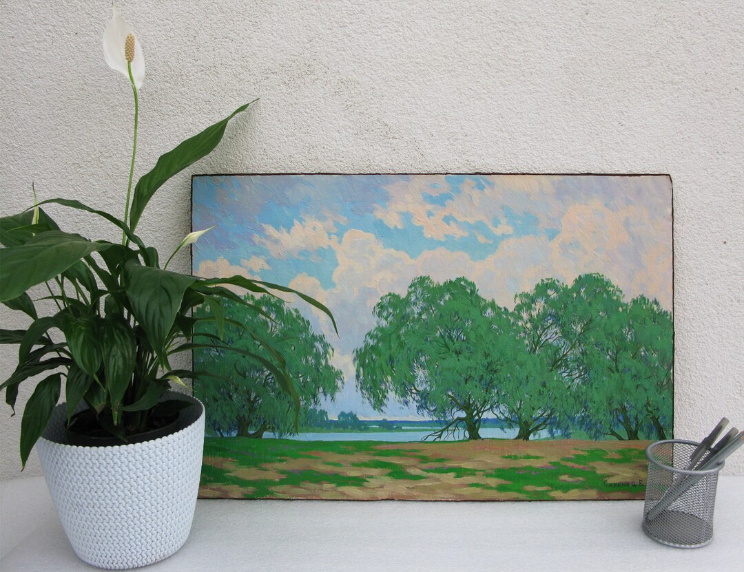 VINTAGE ORIGINAL PAINTING, Oil Painting, Vintage Realism, Modern ...