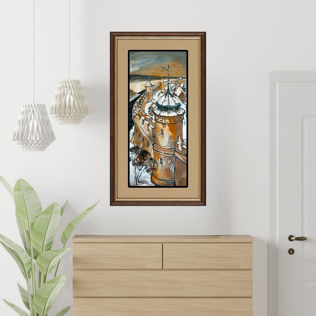 ORIGINAL PAINTING, Vintage Realism, Oil Painting, Urban Landscape ...
