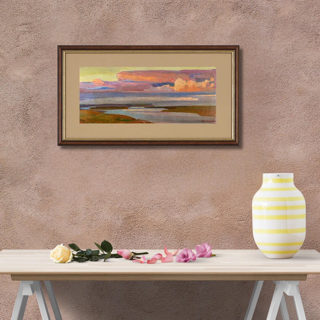 VINTAGE ORIGINAL PAINTING, Oil Painting, Impressionism, Landscape ...