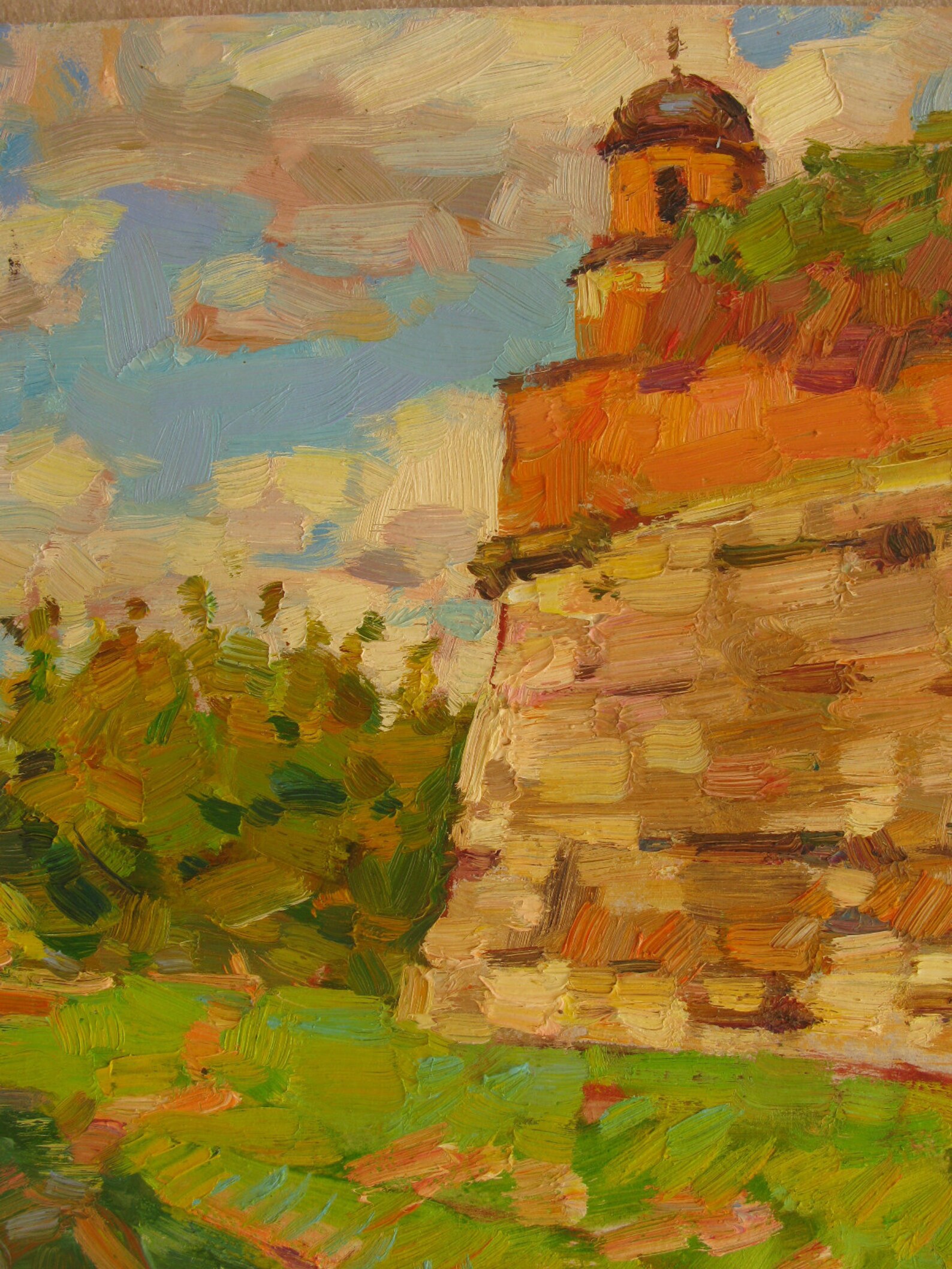 ORIGINAL PAINTING Modern Painting Landscape Architecture - Etsy