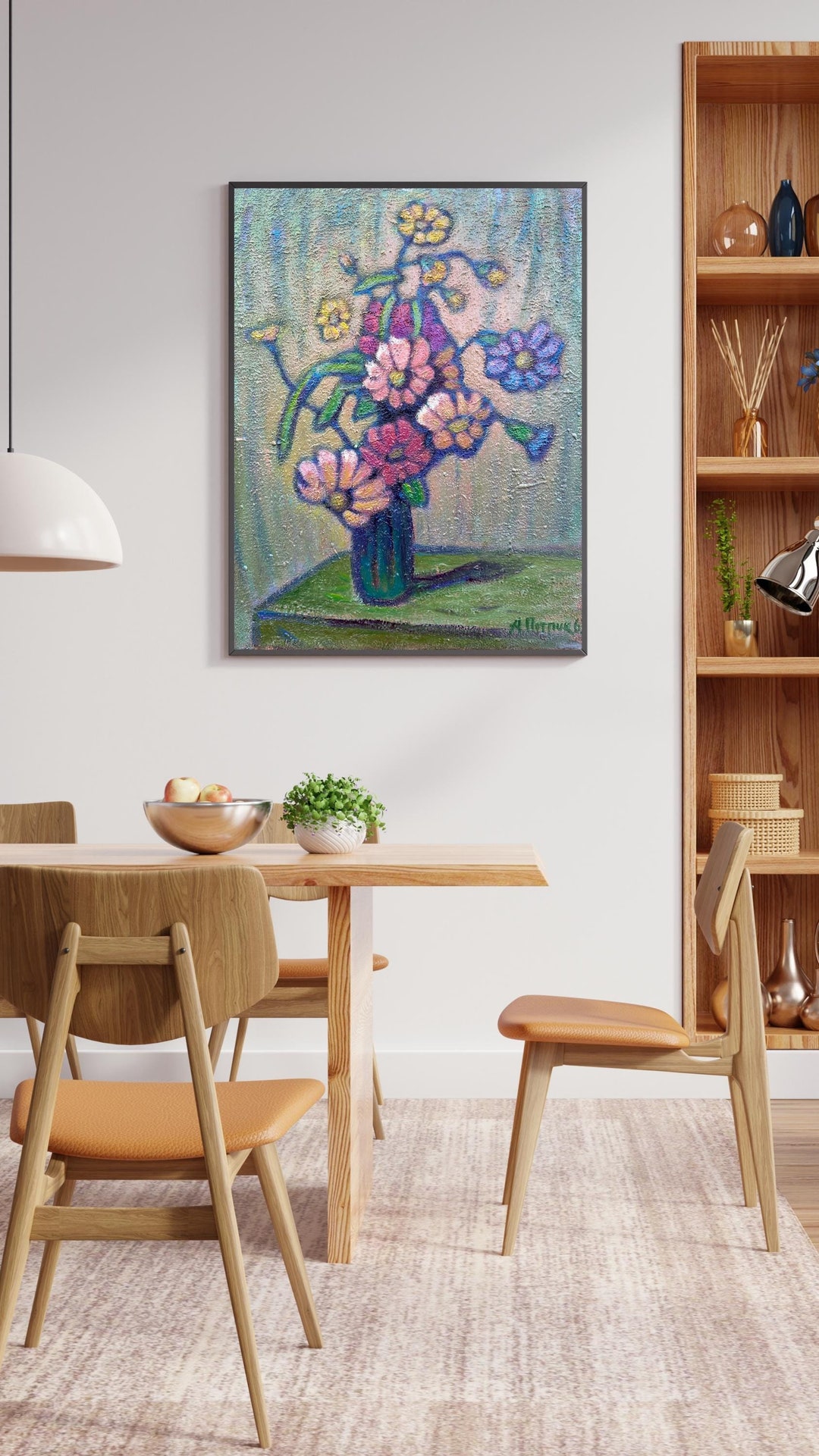 VINTAGE ORIGINAL PAINTING, Oil Painting, Socialist Realism ...