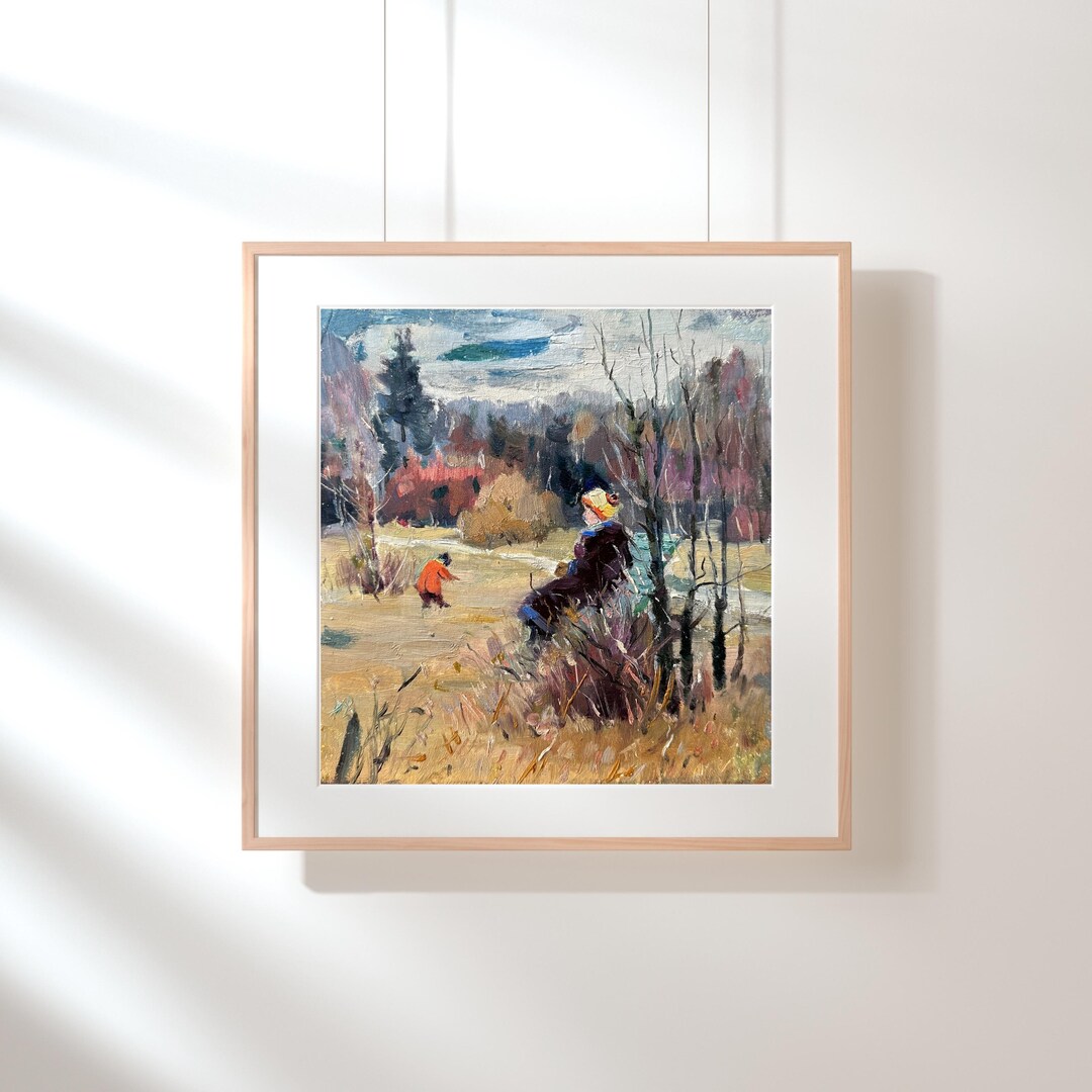 VINTAGE PAINTING, Oil Painting, Vintage Realism, Socialist Realism ...