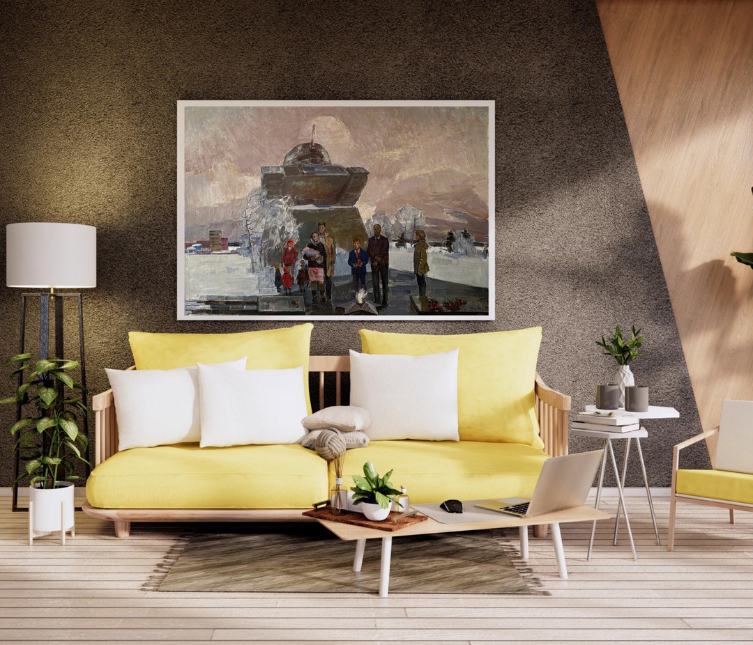 VINTAGE PAINTING, Oil Painting, Vintage Realism, Socialist Realism ...