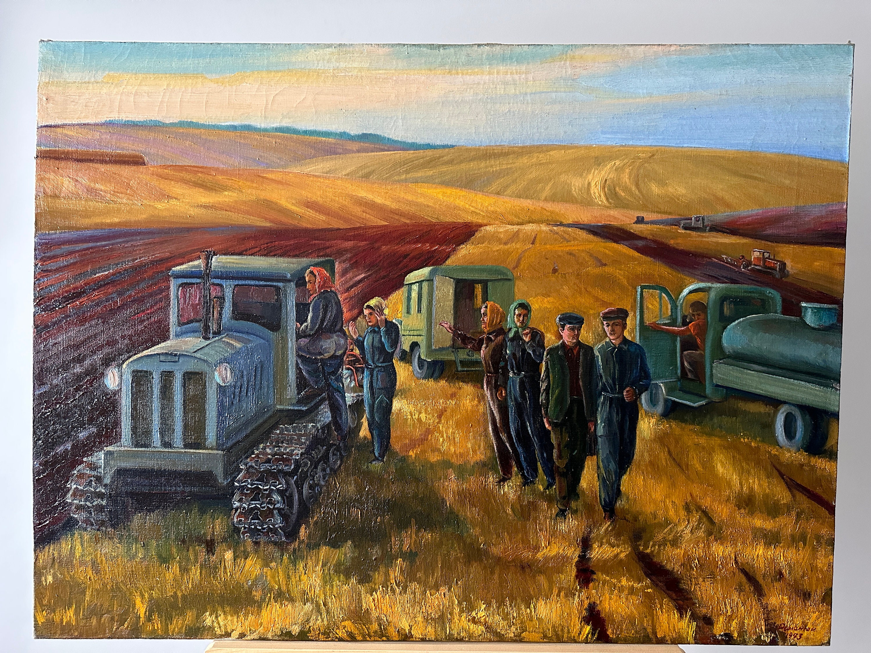 ORIGINAL PAINTING, Vintage Realism, Oil Painting, Impressionism ...
