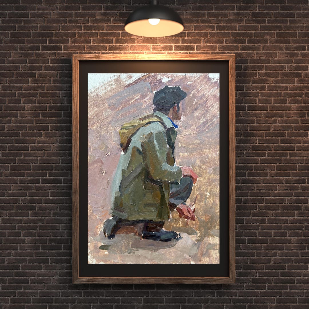 VINTAGE PAINTING, Oil Painting, Vintage Realism, Socialist Realism ...