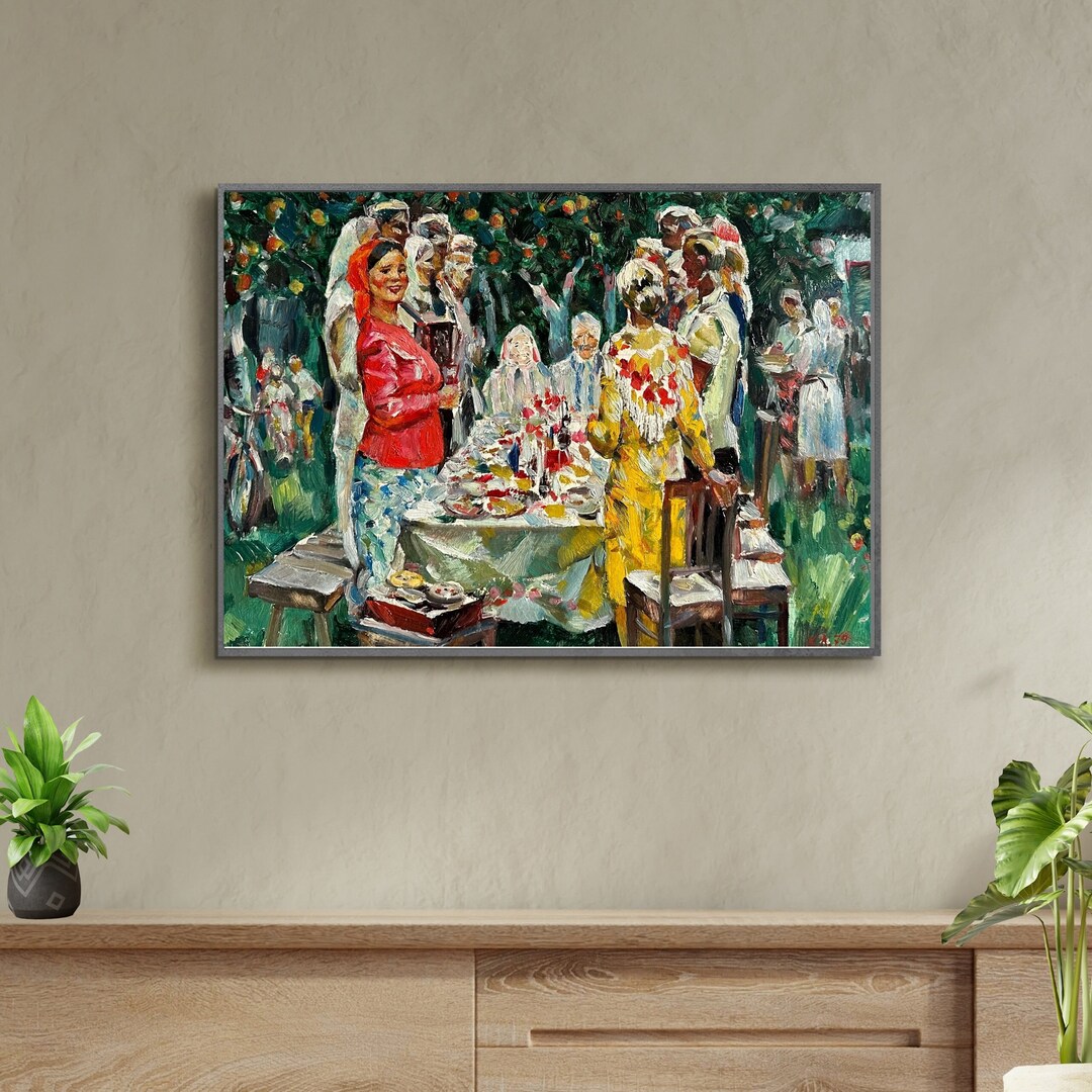 VINTAGE PAINTING, Oil Painting, Vintage Realism, Socialist Realism ...