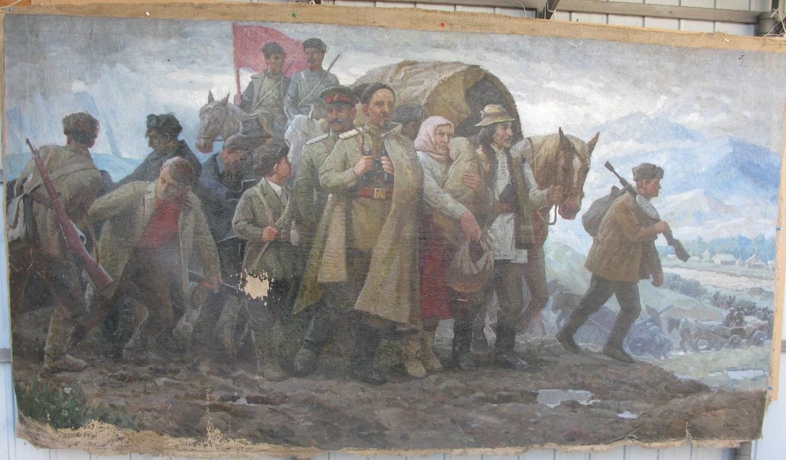 VINTAGE ORIGINAL PAINTING Socialist Realism Genre Painting - Etsy