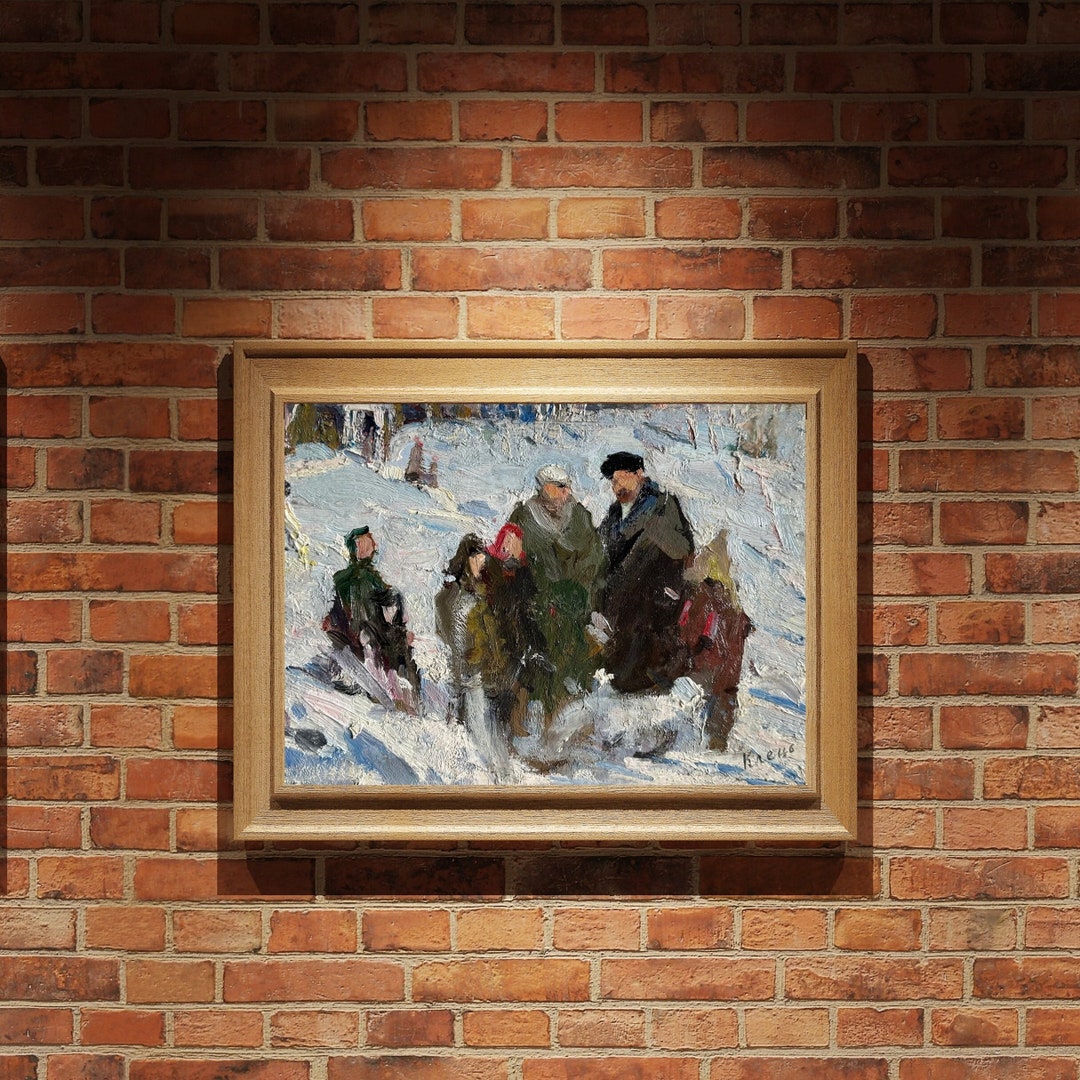 VINTAGE PAINTING, Oil Painting, Socialist Realism, Etude, Landscape ...