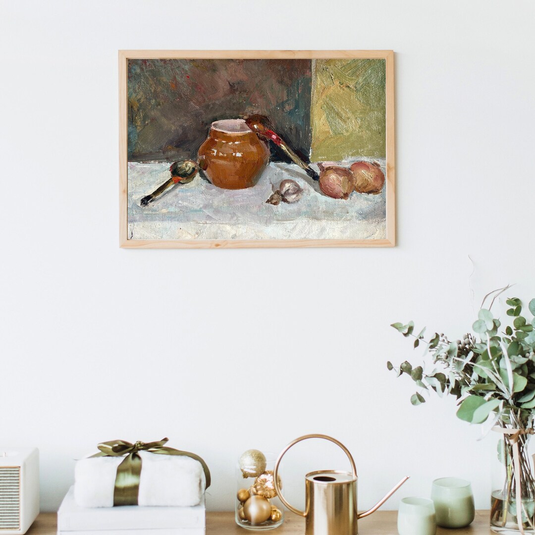 VINTAGE ORIGINAL PAINTING, Oil Painting, Socialist Realism, Rural Life ...