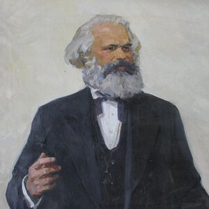 VINTAGE ORIGINAL PAINTING, Socialist Realism, Genre Painting, Portrait ...