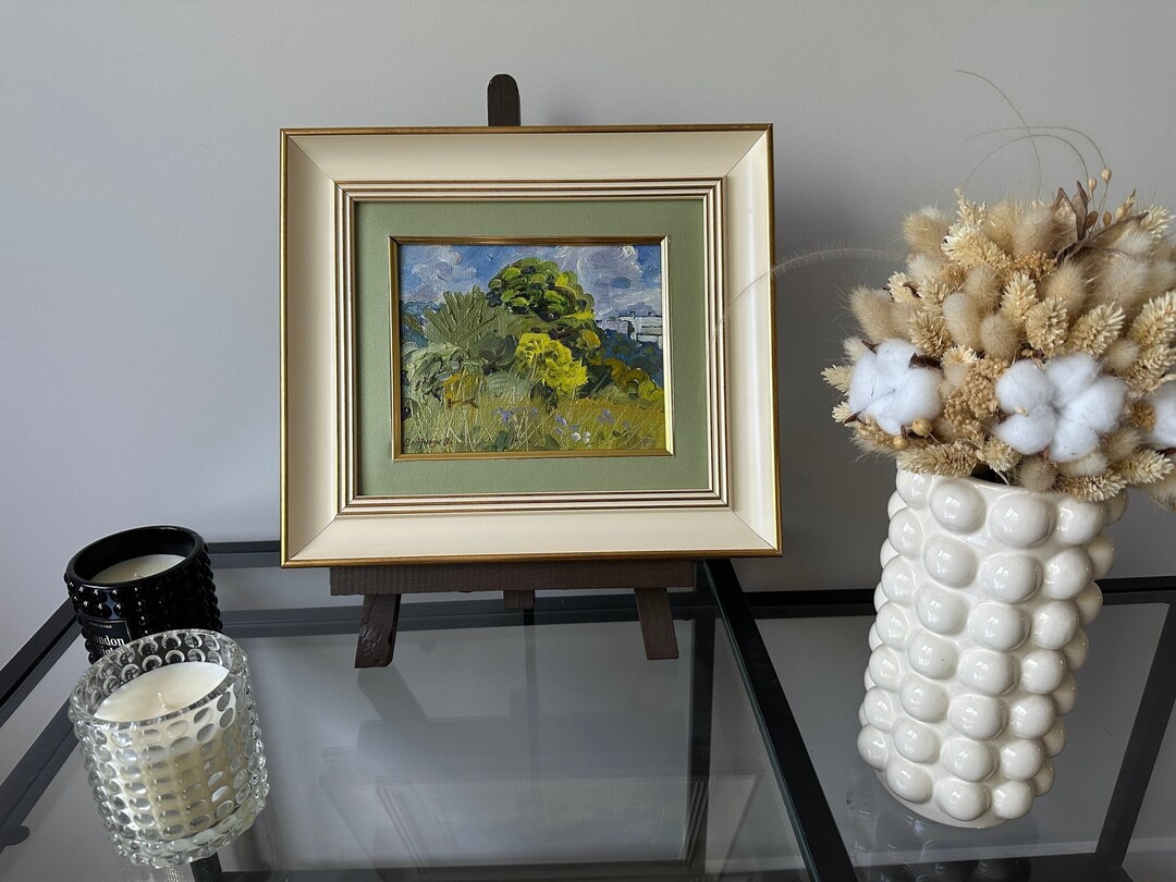 VINTAGE ORIGINAL PAINTING, Vintage Realism, Oil Painting, Impressionism ...