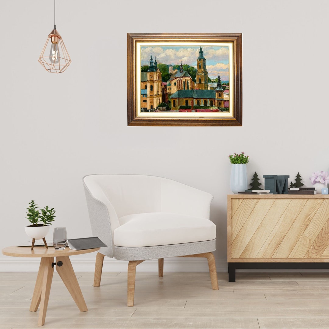 ORIGINAL PAINTING, Vintage Realism, Oil Painting, Impressionism, Urban ...