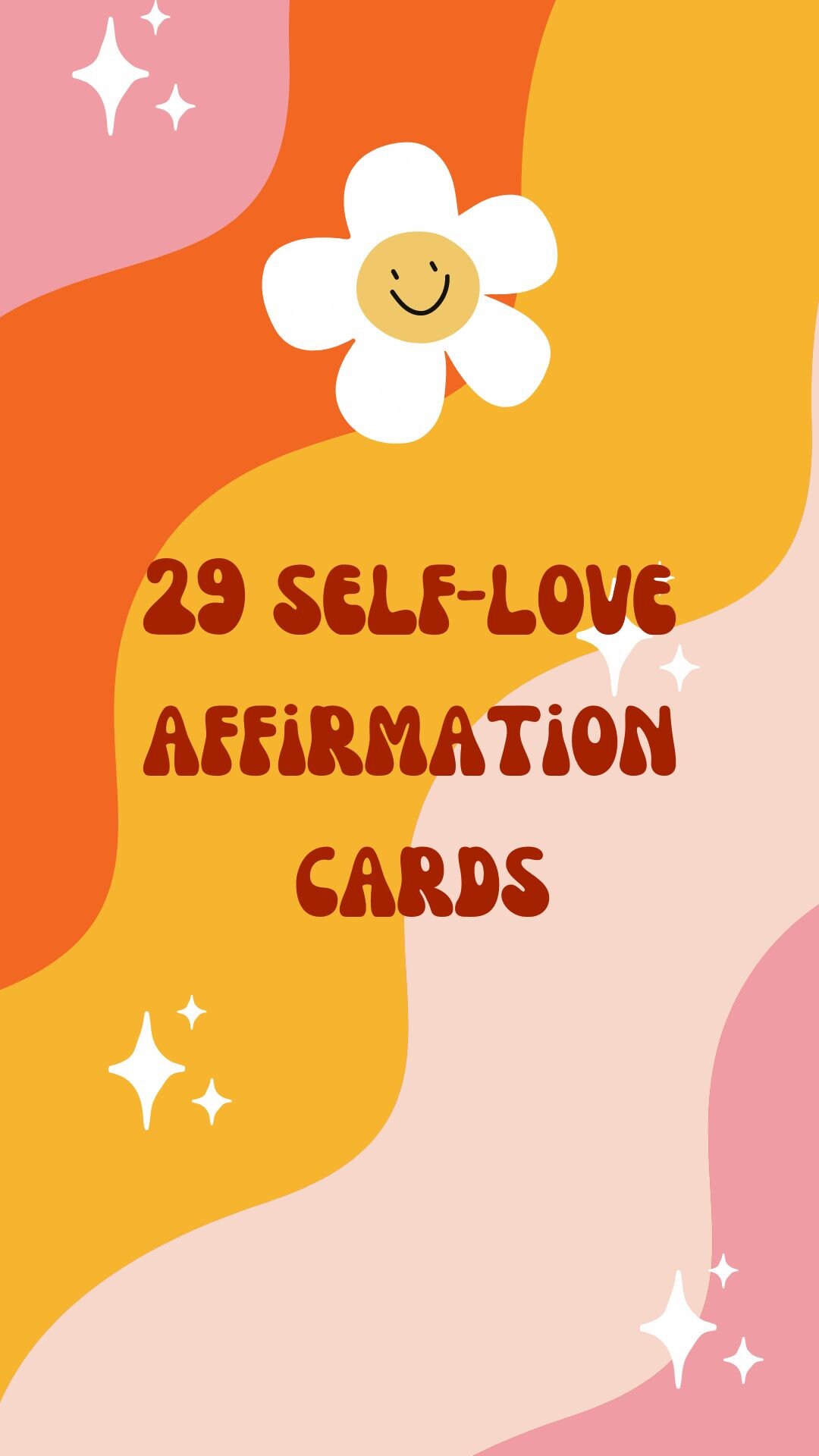 Flower Self Love Affirmation Cards- Digital Download - Etsy