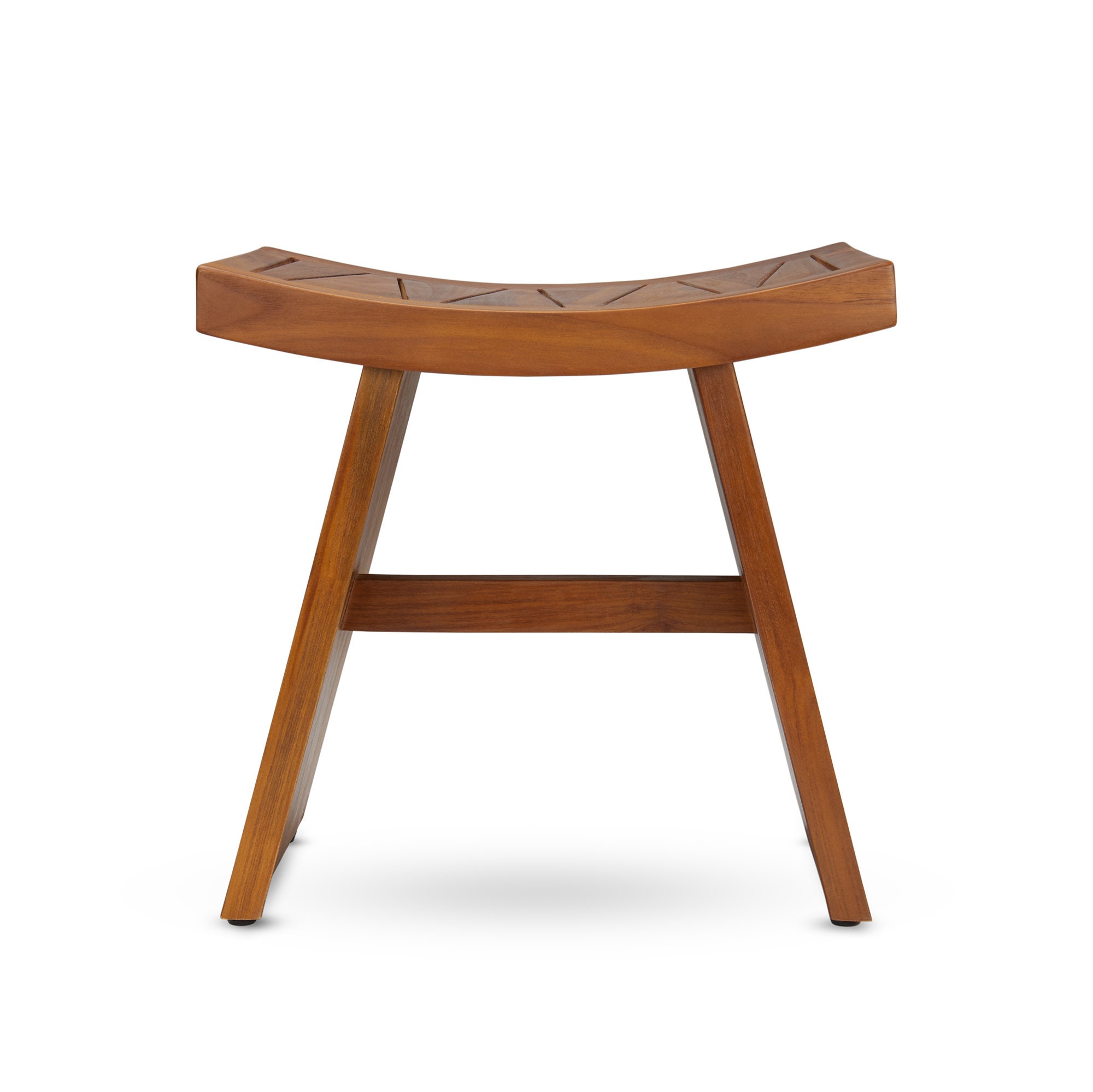 Teak Shower Bench Stool for Bath & Spa (fully Assembled), 18 Inch ...
