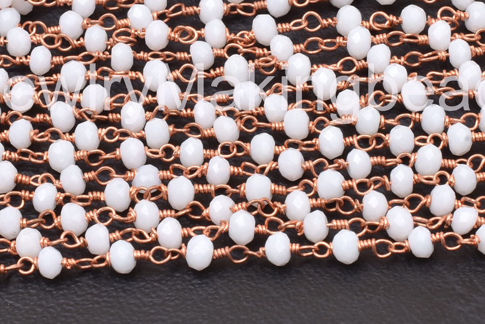 Amazing White Agate Hydro Faceted Rondelle Beads | Etsy