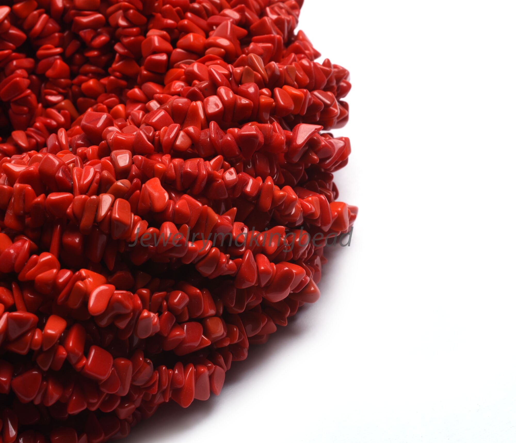 Red Coral Chip Beads – Uncut Gemstone Nuggets, Jewelry Making - Etsy