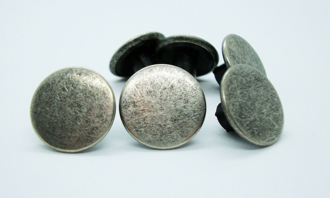 17mm Metal Jeans Buttons Hammer on Denim Tack Alloy Studs Oxyd | Etsy UK
