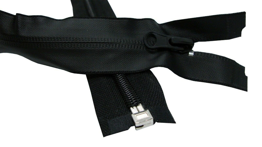 Waterproof Zip Open End 60, 65, 70, 75, 80cm Zips Zippers Jacket Red ...