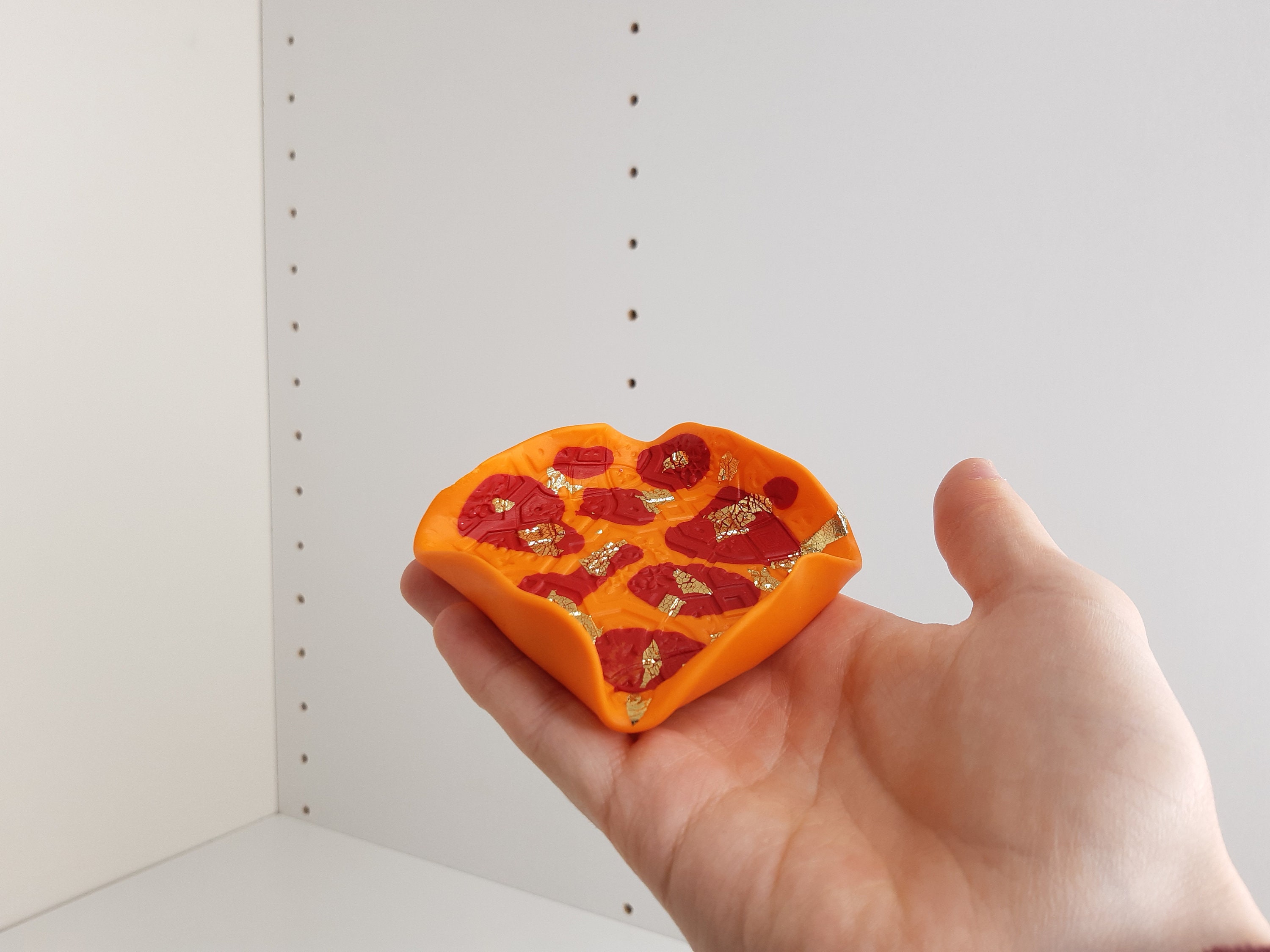 Polymer clay trinket dish, Handmade trinket tray, trinket box, Key bowl ...