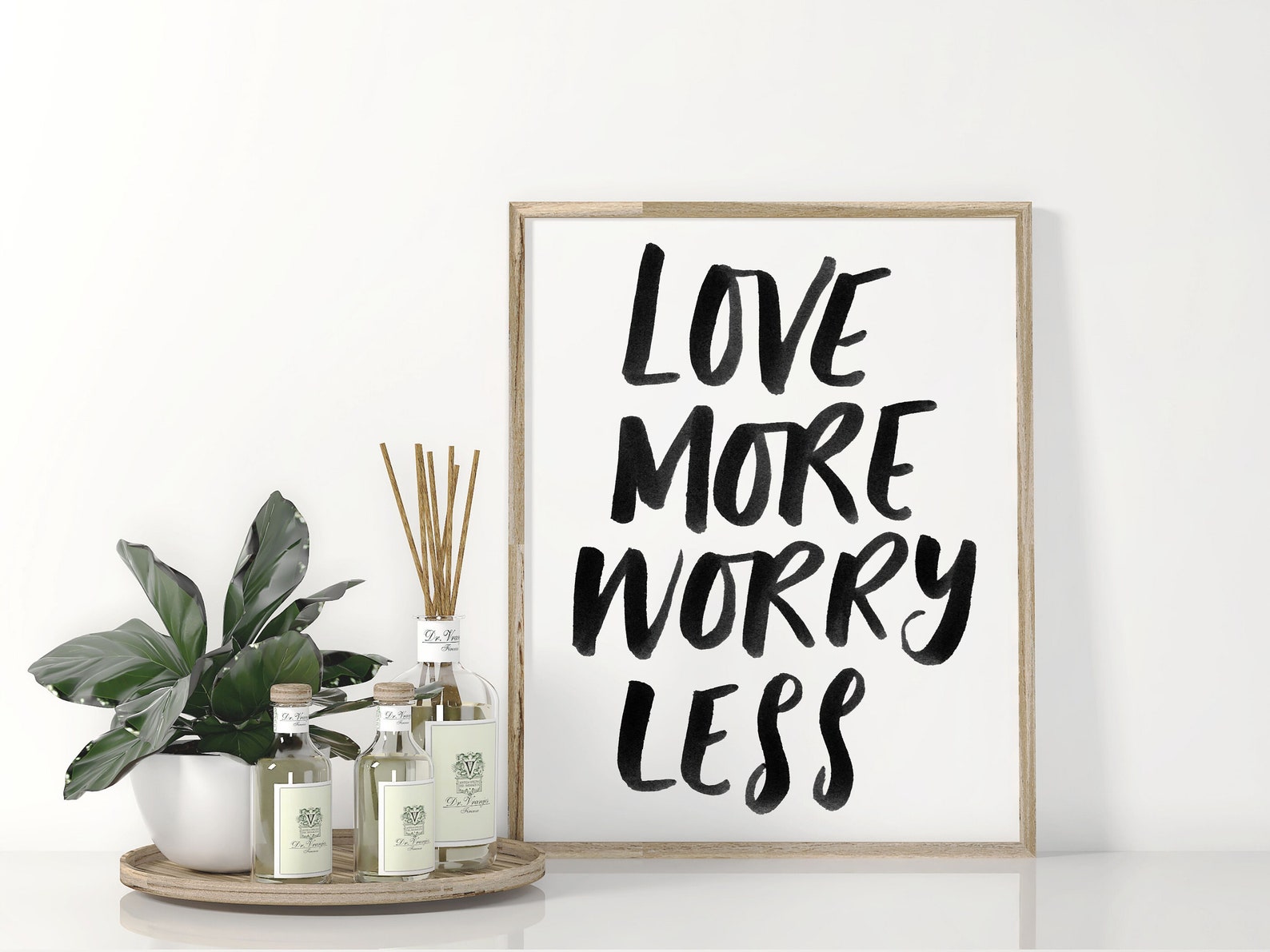 Love quote wall art inspirational quote home decor digital | Etsy