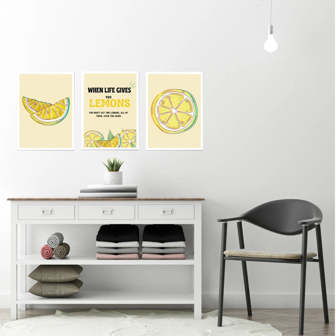 When Life Gives You Lemons... Poster - Etsy