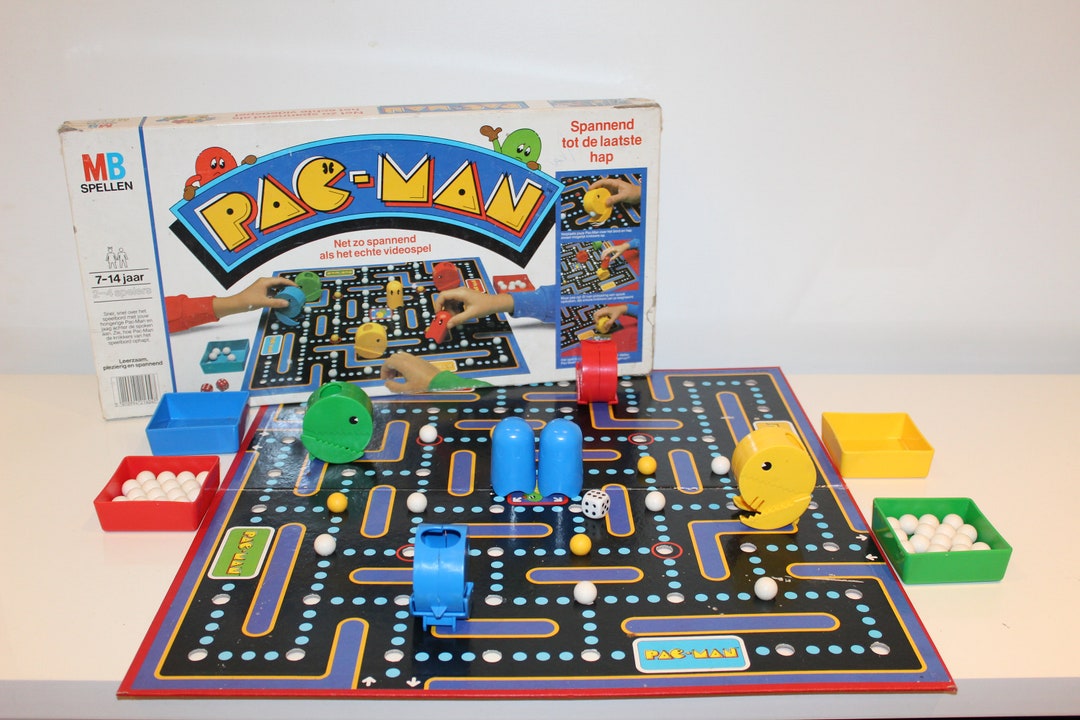 Pac Man Board Game, Pac Man Arcade Board Game, 1980, MB Games, Vintage ...